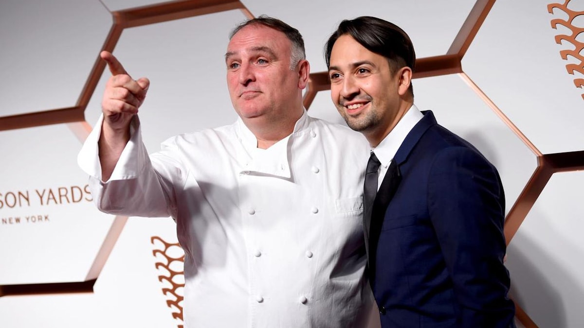 Chef José Andrés cooks fried rice to popular Hamilton song