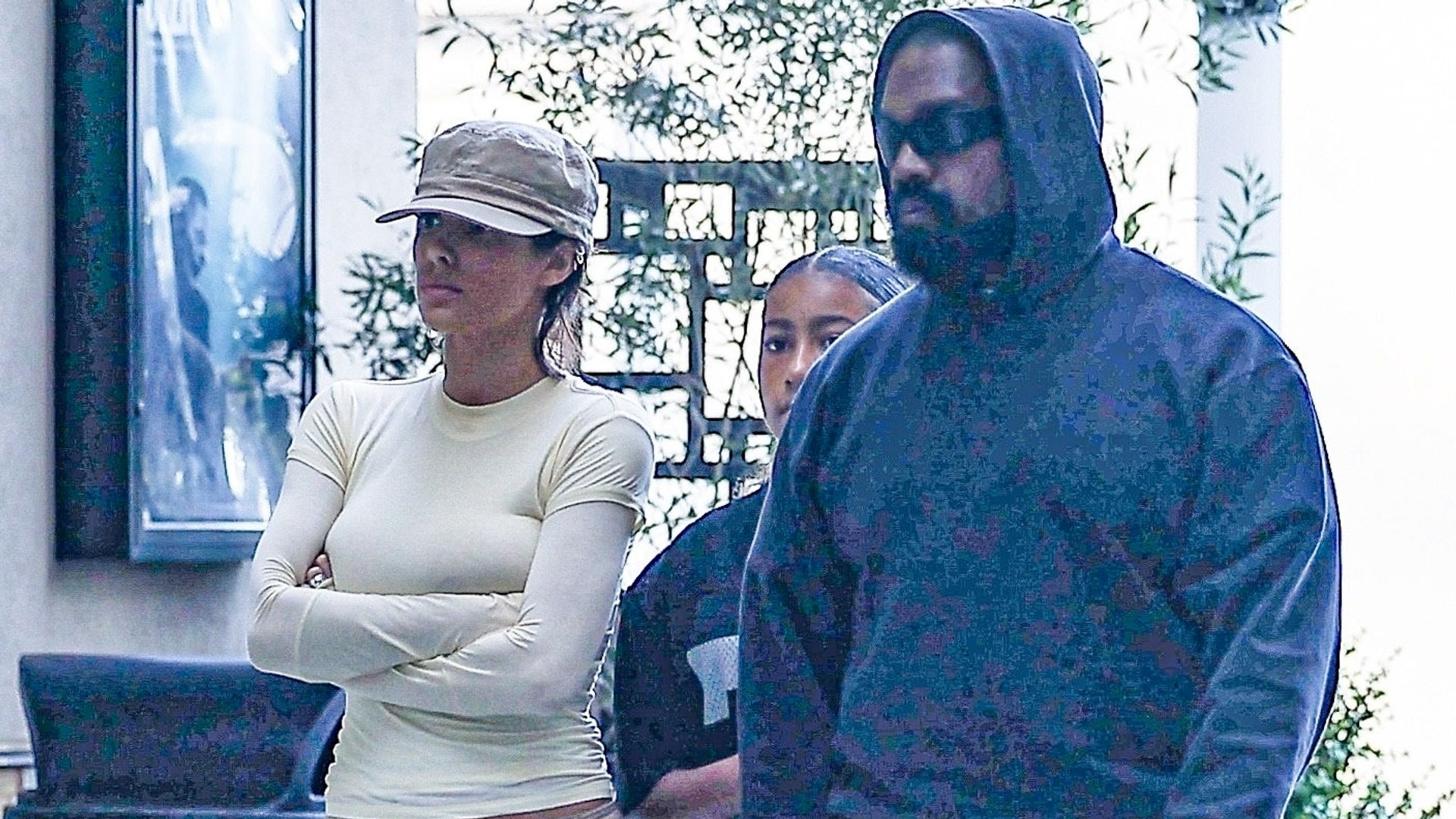 Bianca Censori takes Kanye West's daughter to the movie theater wearing ...