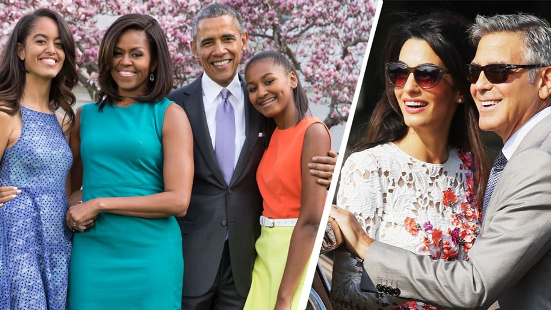 Barack, Michelle Obama visit George, Amal Clooney in Italy