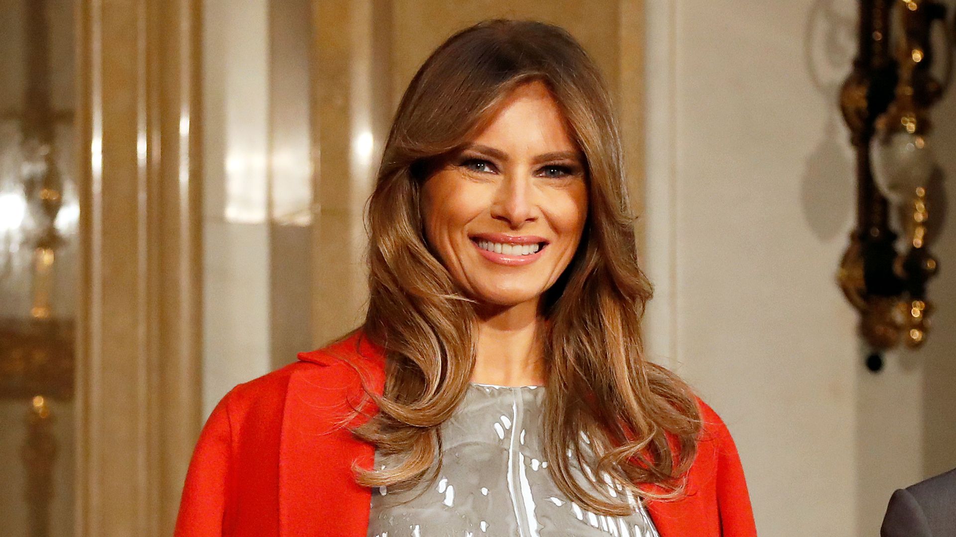 Melania Trump's First Lady outfits: Her latest gray ensemble at the New ...