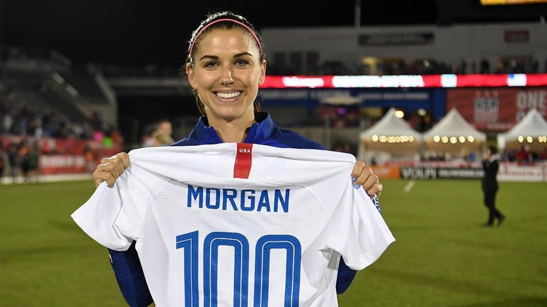 Alex Morgan, FIFA World Cup women's soccer player for team USA, is a ...