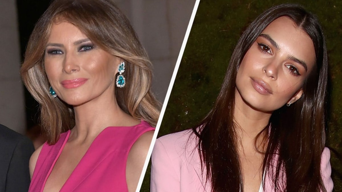 First Lady Melania Trump praises Emily Ratajkowski for coming to her ...