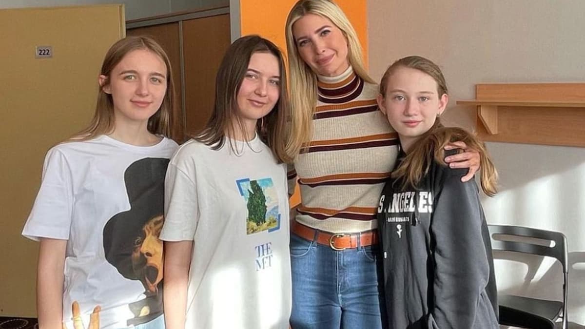Ivanka Trump ‘grateful’ to visit and provide aid to Ukrainian refugees ...