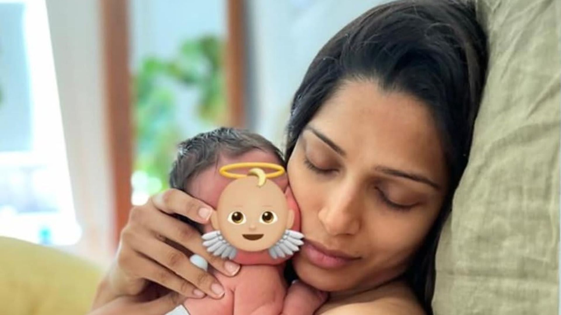 Freida Pinto welcomes first baby with husband Cory Tran