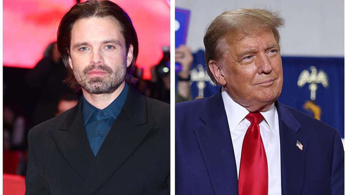 Sebastian Stan's official first look as a young Donald Trump