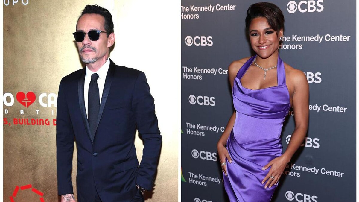 Marc Anthony and Ariana DeBose perform at Maestro Cares gala