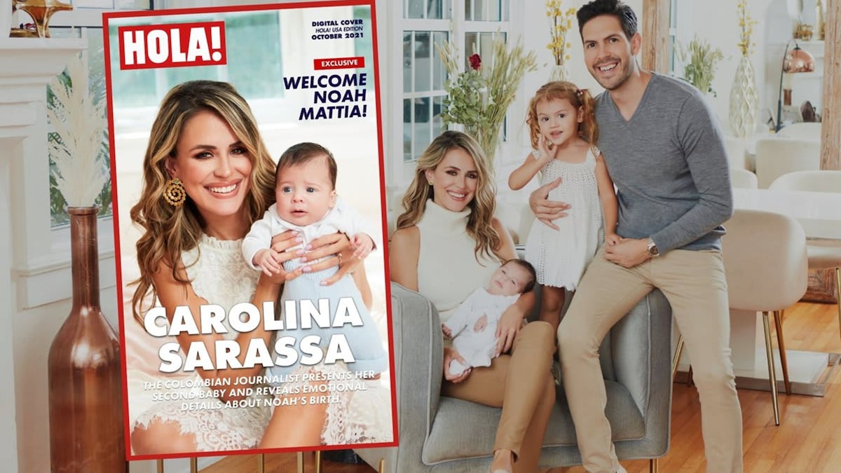 Carolina Sarassa introduces her second baby, Noah Mattia