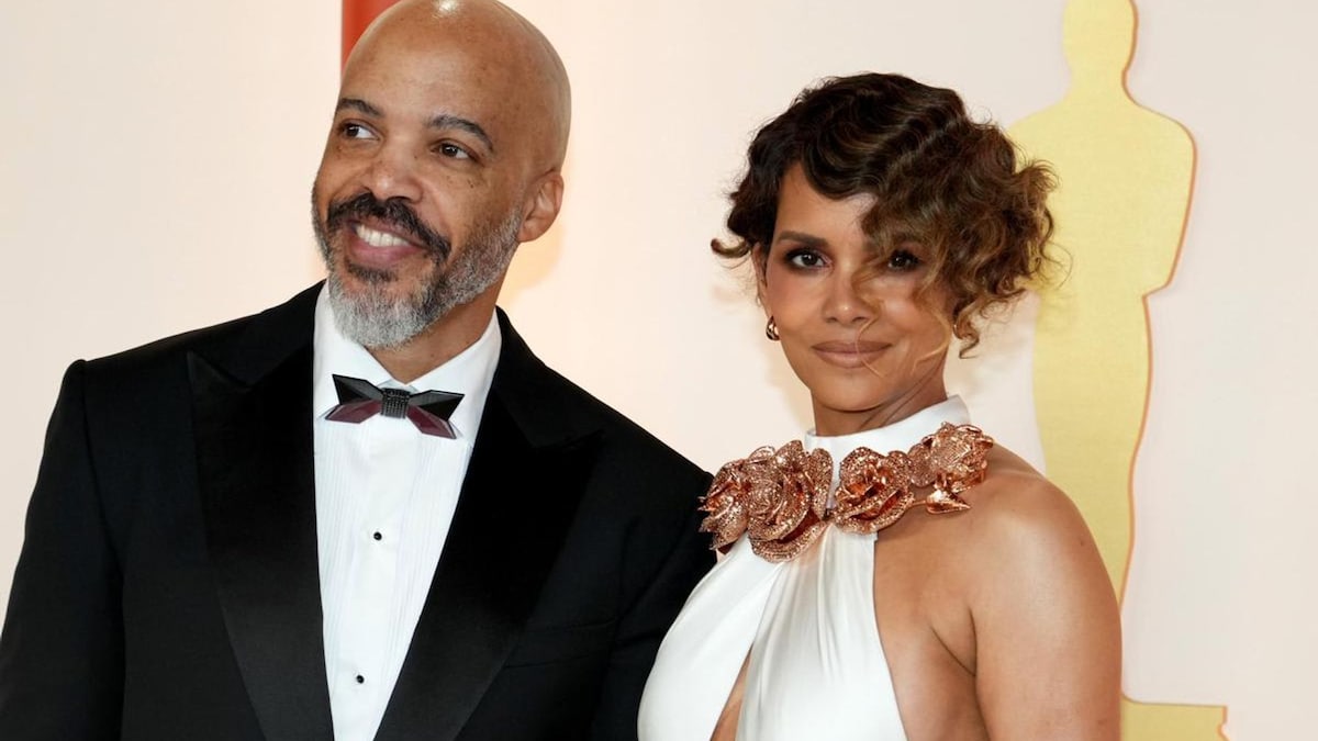 Halle Berry's 57th Barbie bash with Van Hunt & Nahla