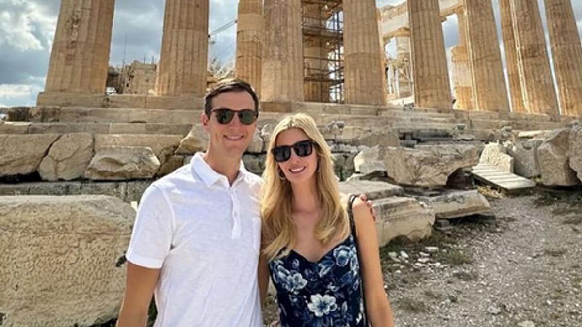 Ivanka Trump and Jared Kushner on a romantic trip to Greece