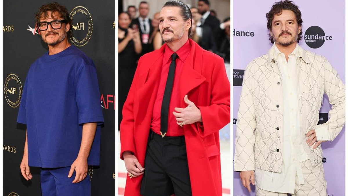 How Pedro Pascal elevates basics with color and texture