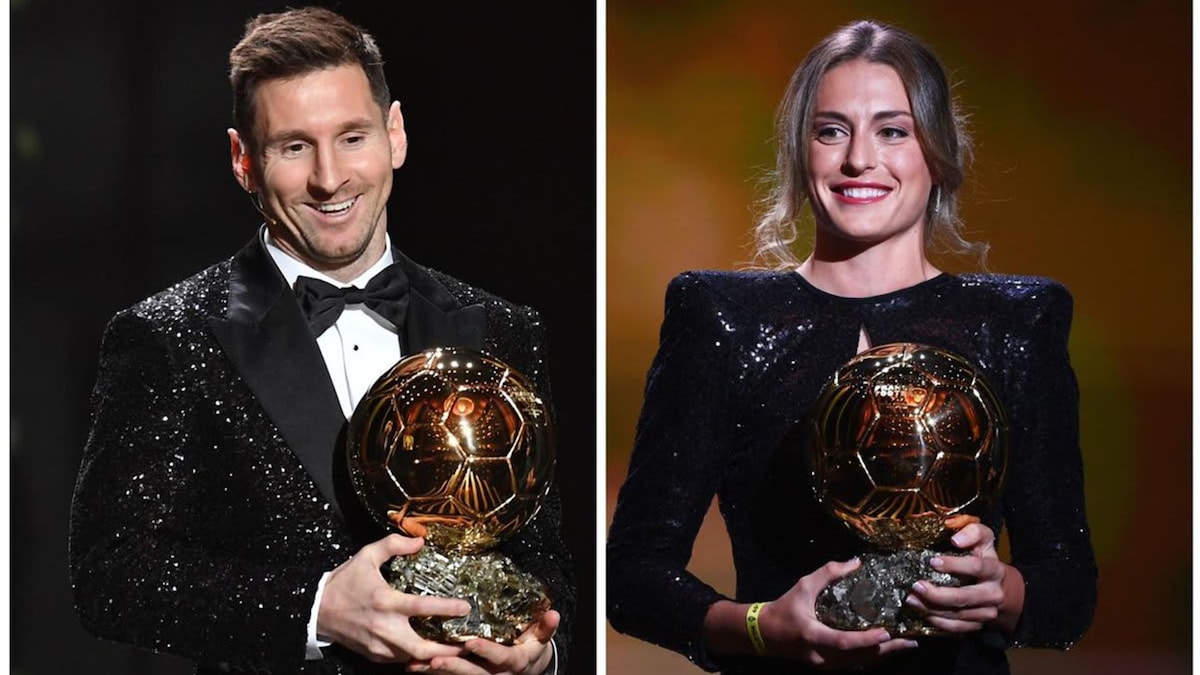 Lionel Messi and Alexia Putellas win the Ballon d’Or award