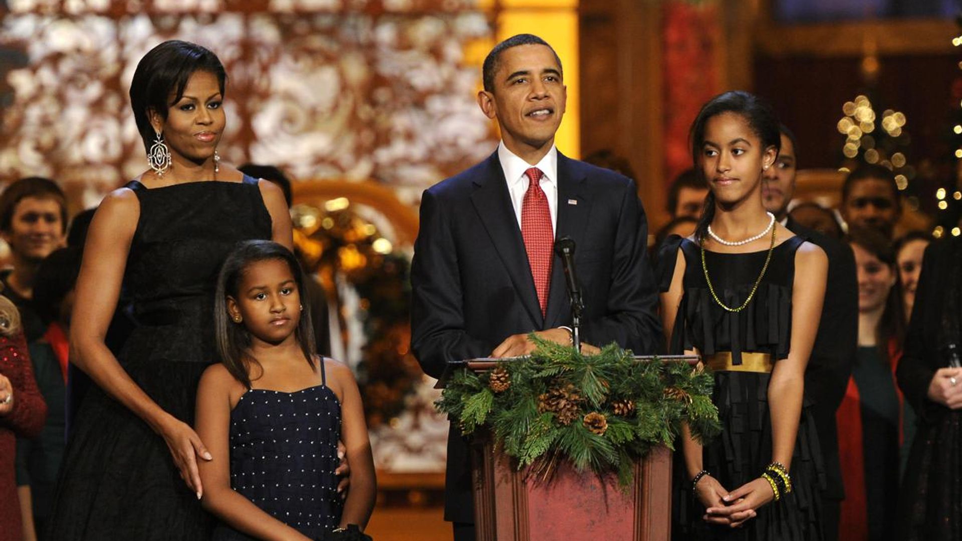 Michelle Obama shares a holiday throwback photo