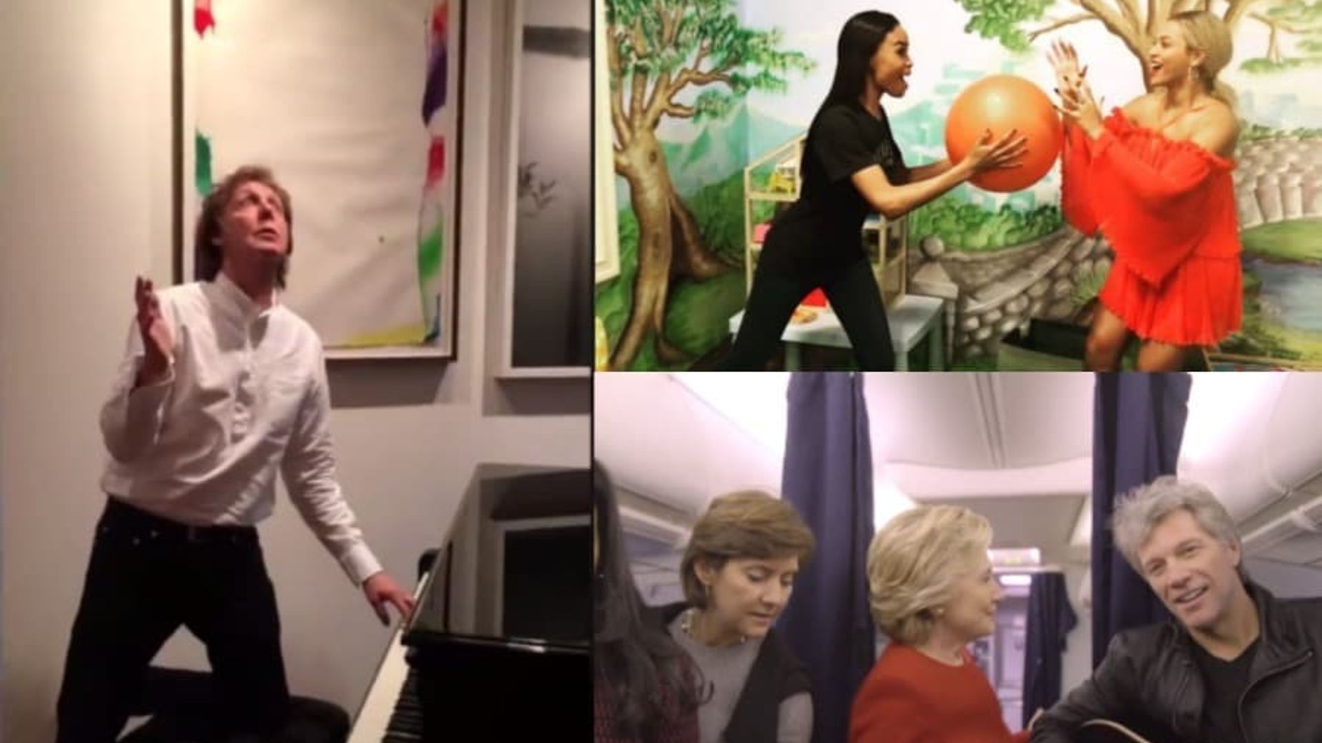 Michelle Obama, Hillary Clinton and more celebrities having fun with ...