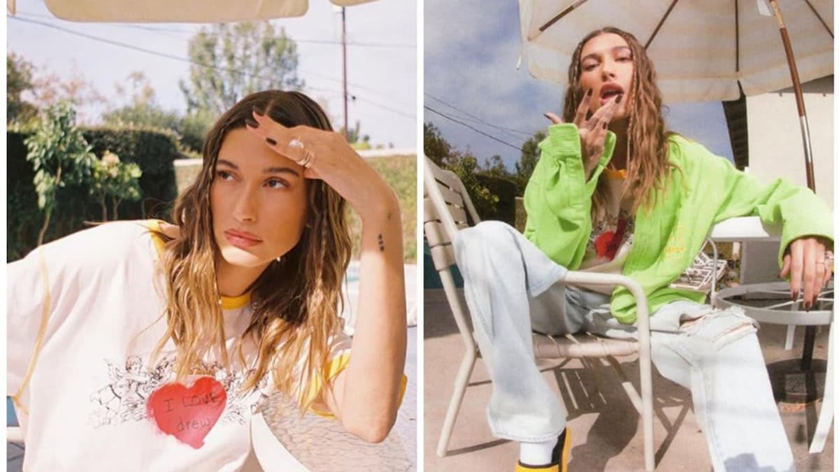 Watch Hailey Bieber modeling for Justin’s clothing line