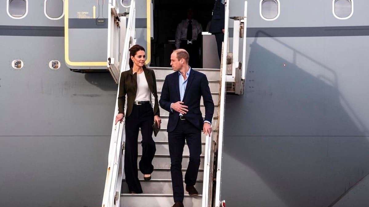 Prince William and Kate Middleton's plane makes emergency landing