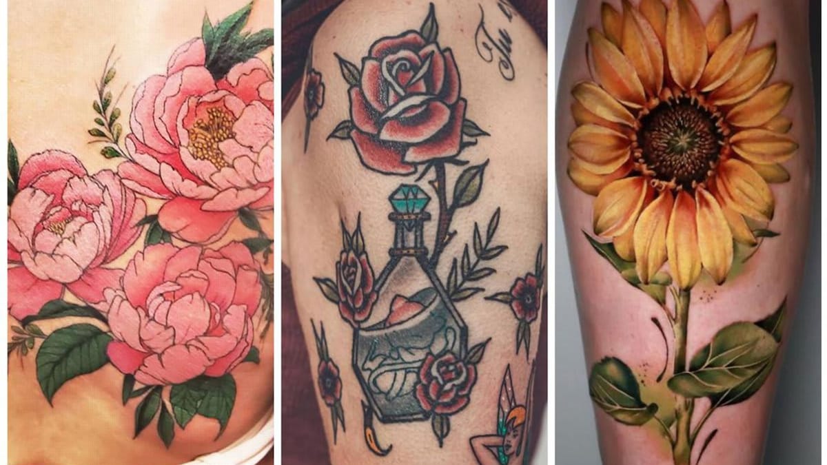 30 of the World’s Most Popular Flower Tattoos