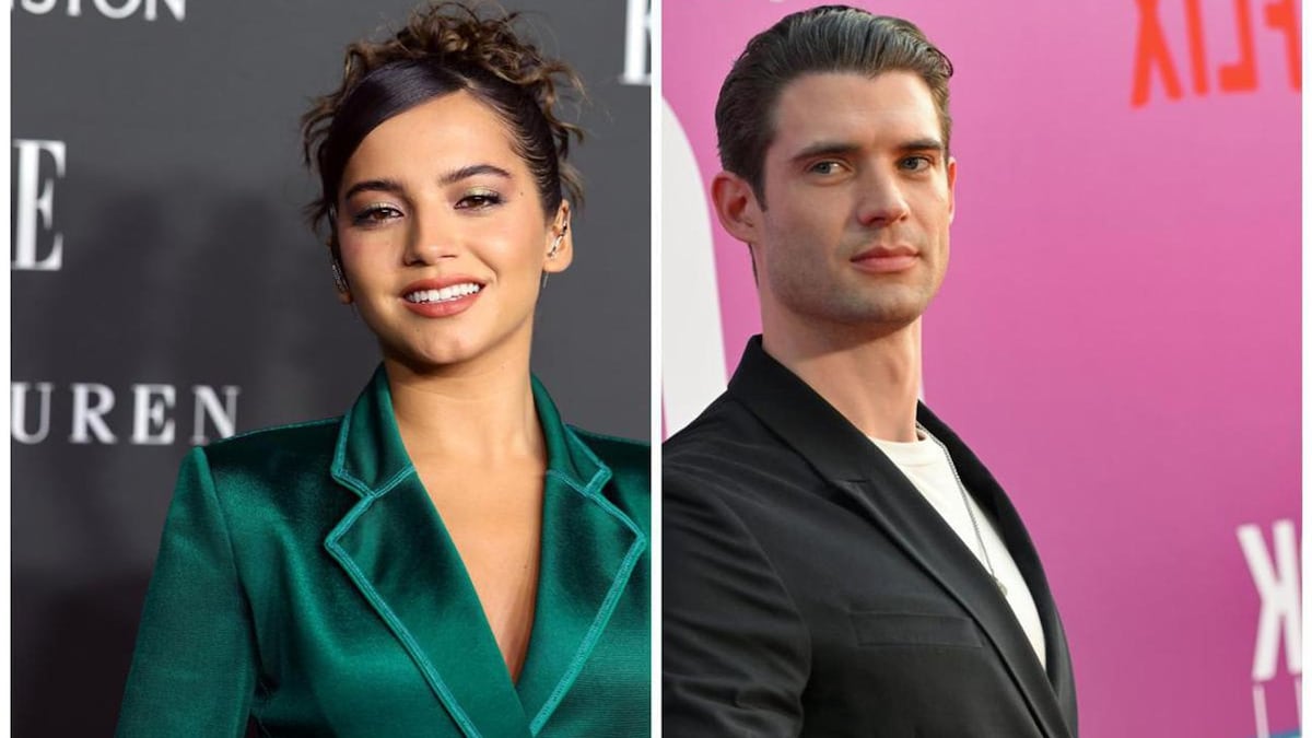 Isabela Merced poses with the cast of ‘Superman: Legacy’ including ...