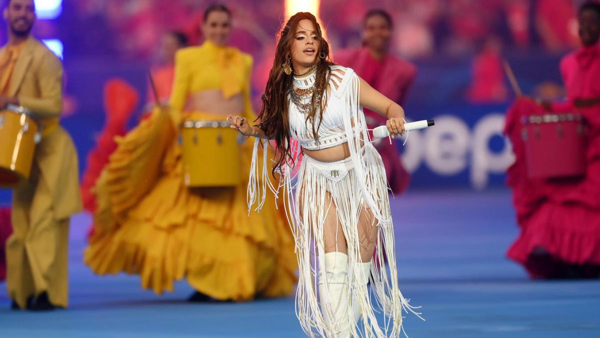 Watch Camila Cabello get ready for her UEFA performance