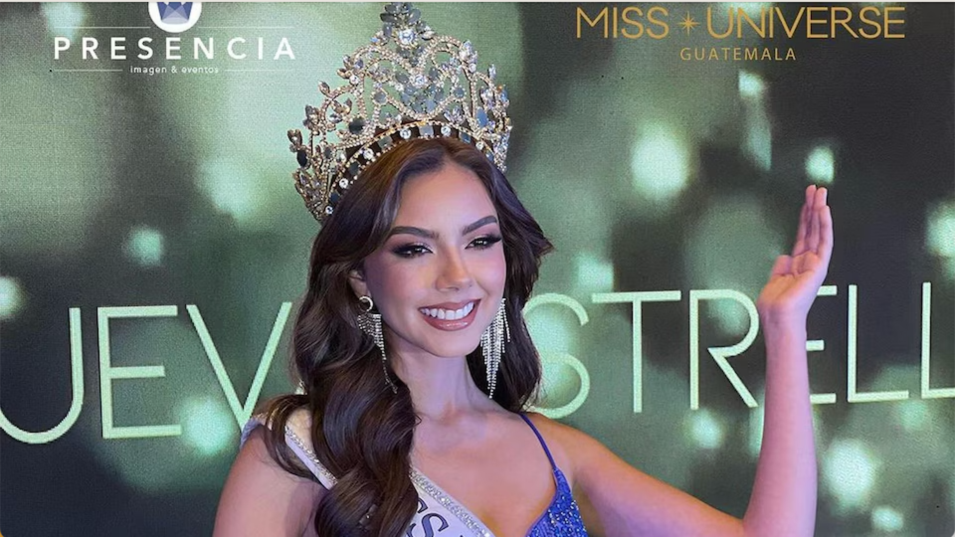 The new Miss Universe Guatemala after Andrea Radford's pregnancy