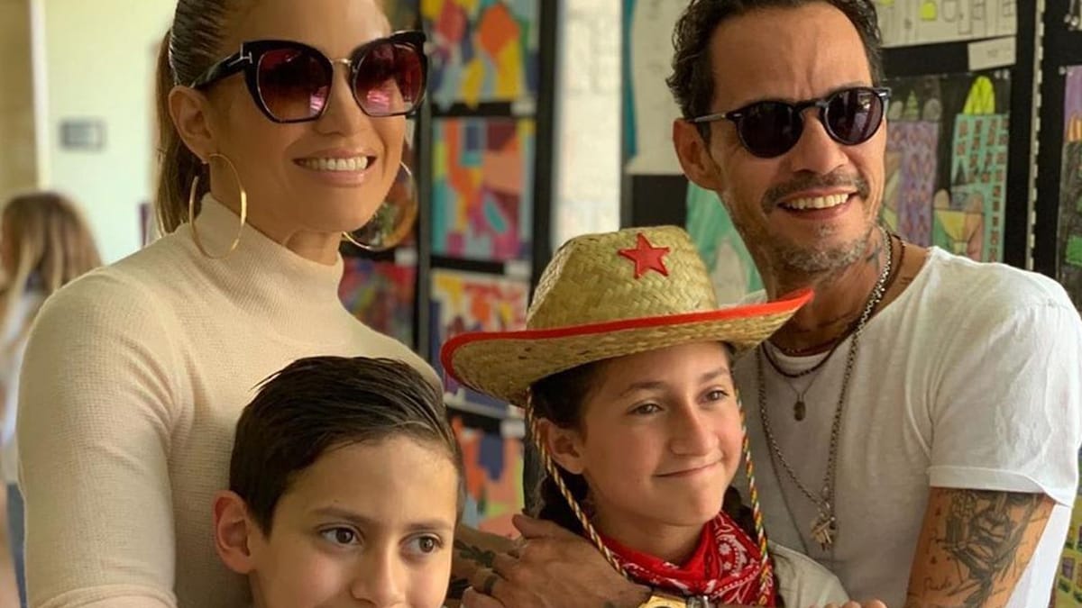 Marc Anthony celebrates Emme's book deal with unseen photos