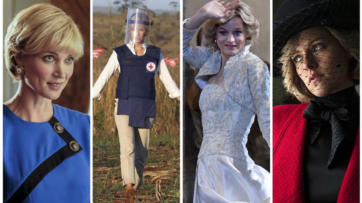 Actresses who have played Princess Diana over the years