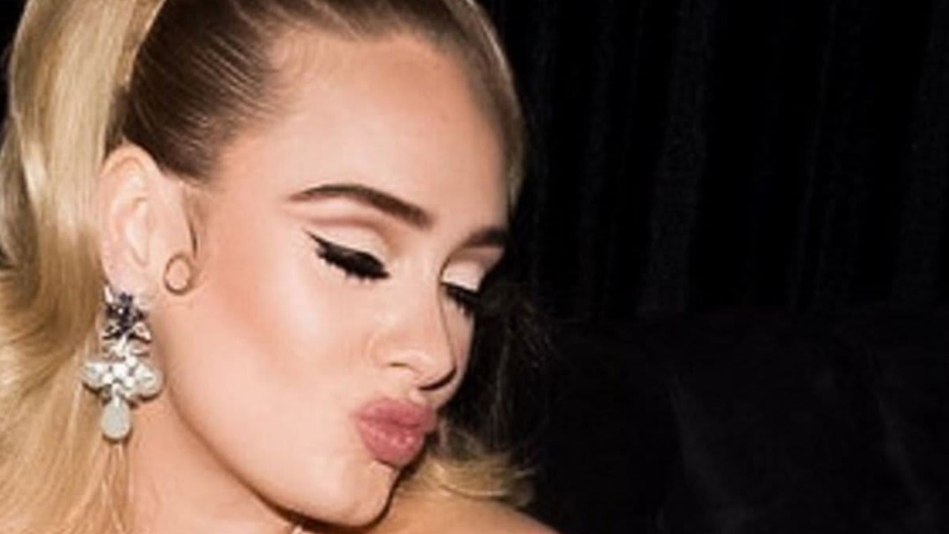 Adele was seen partying for the first time in months