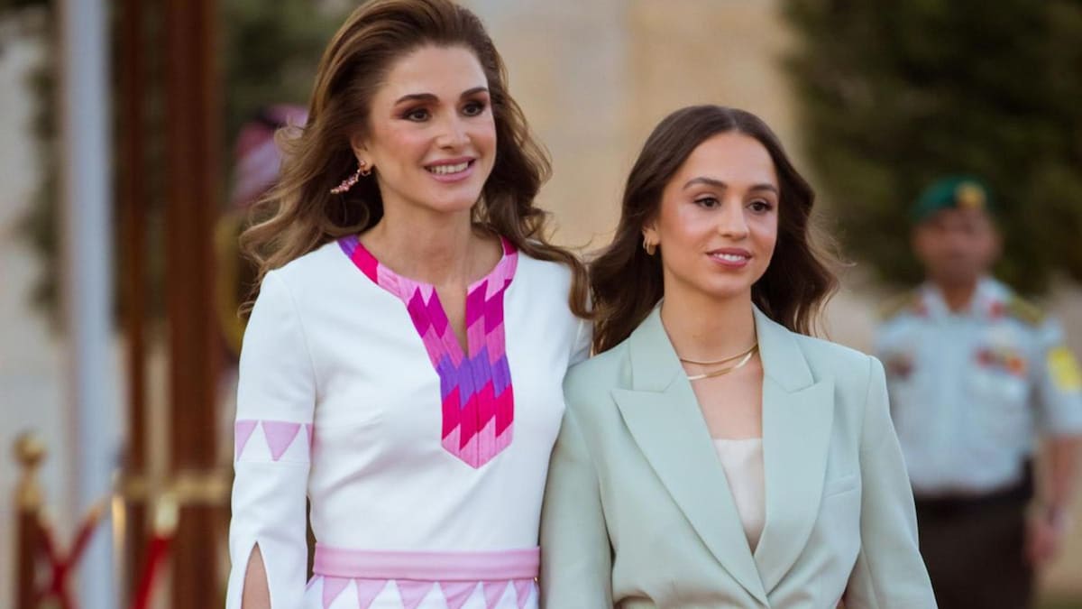 Queen Rania of Jordan’s daughter Princess Iman is engaged: See her ring