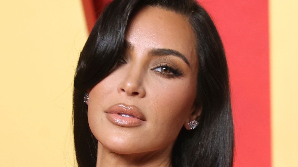 Kim Kardashian's extra-long bangs are the holiday hair trend you need ...