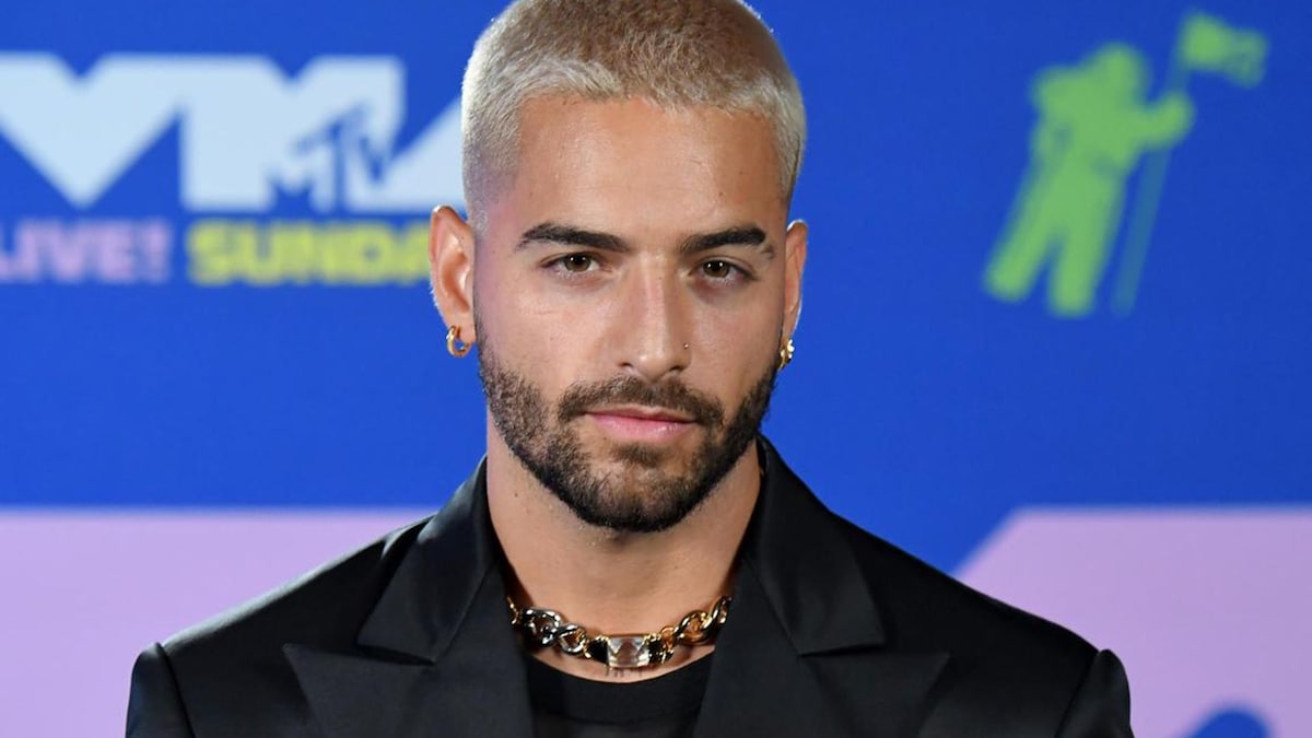 Maluma shows off his new colorful look