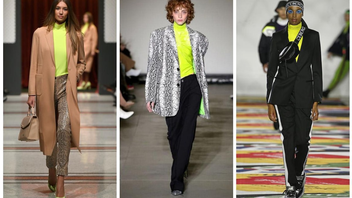 Neon turtlenecks: here's how to wear this season's big new trend
