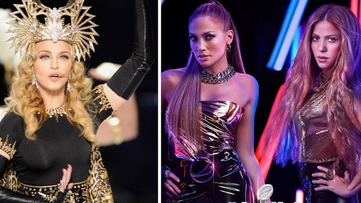 JLo and Shakira are 2 of the 7 women who perform at Super Bowl