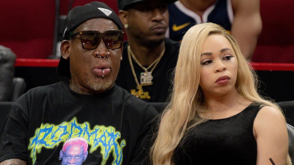 Dennis Rodman gets another tattoo of his girlfriend’s face