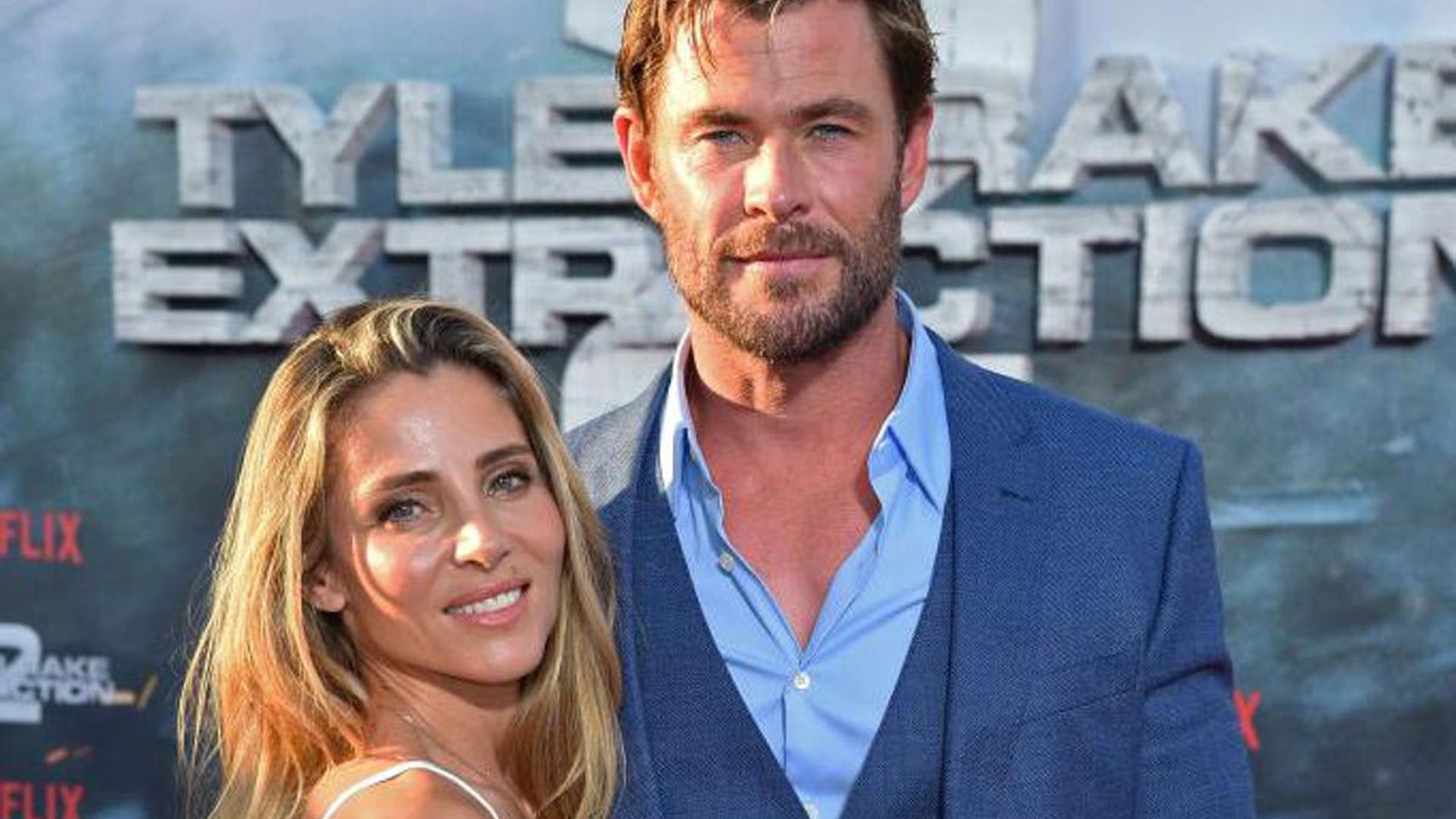 Elsa Pataky & Chris Hemsworth look ripped in new beach trip