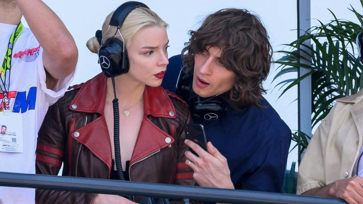 Anya Taylor-Joy and Malcolm McRae share PDA at Monaco GP