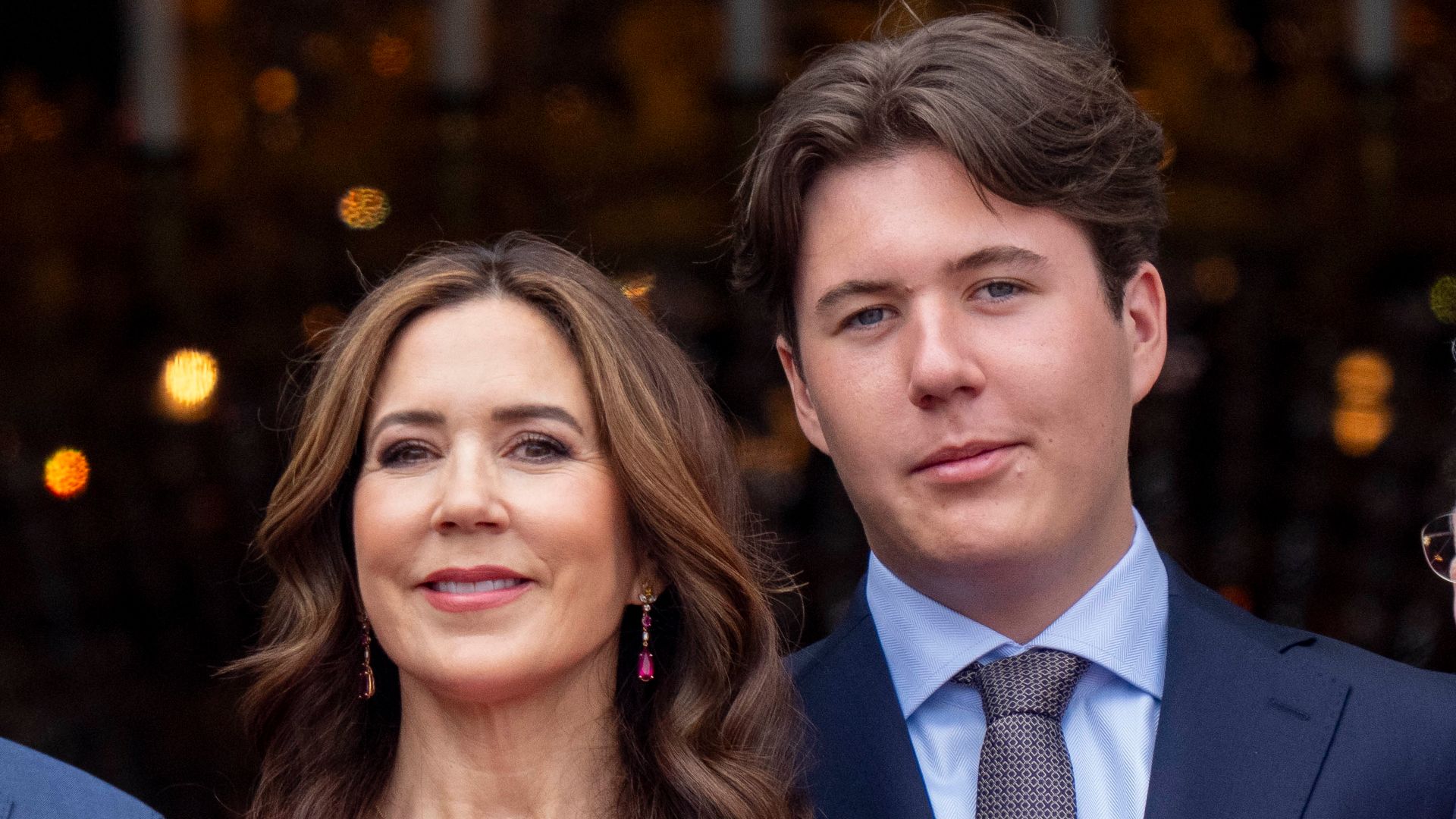 Queen Mary’s son Crown Prince Christian debuts new look away from home