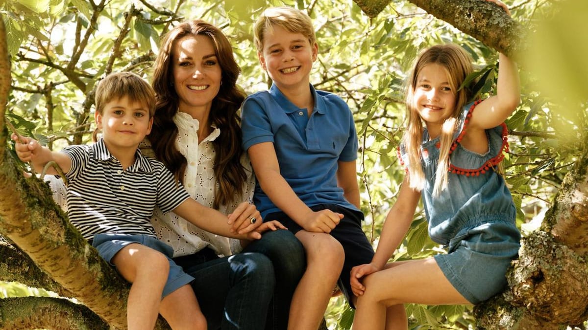 The Princess of Wales stars in 2 previously unseen photos with her kids