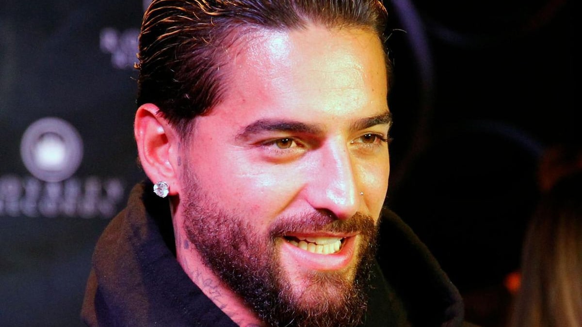 Maluma gets a new chest tattoo in Japan