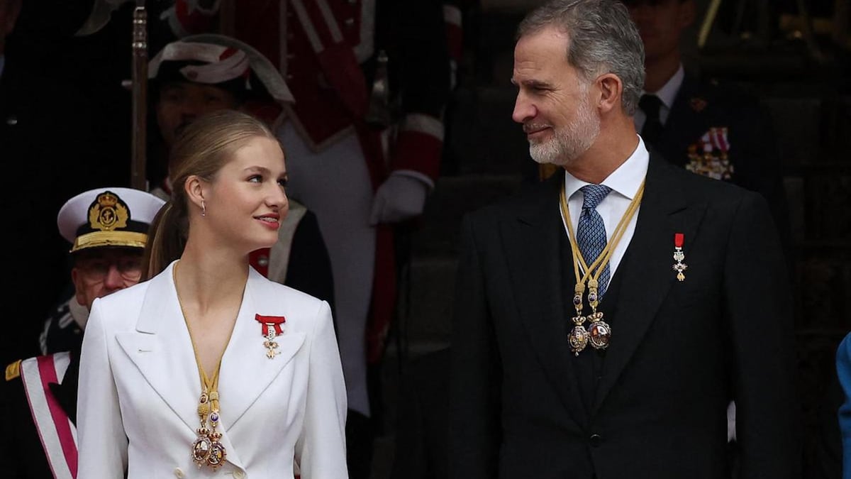 King Felipe’s sweet words to daughter Princess Leonor on her 18th birthday