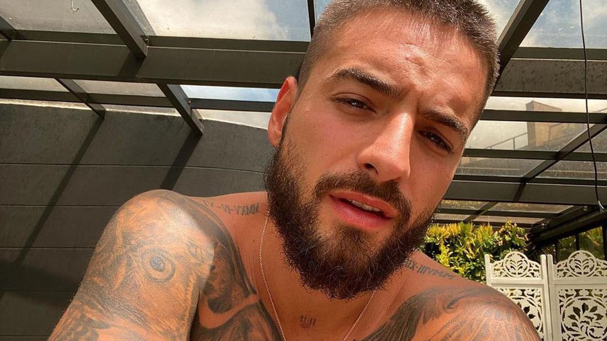 Maluma makes shirtless Tik Tok debut and shows off six-pack abs