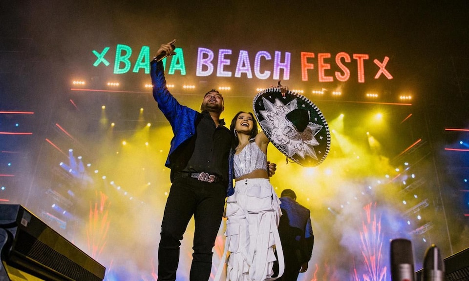 Baja Beach Fest lineup and set times: Rauw Alejandro, Peso Pluma, Becky G, and more