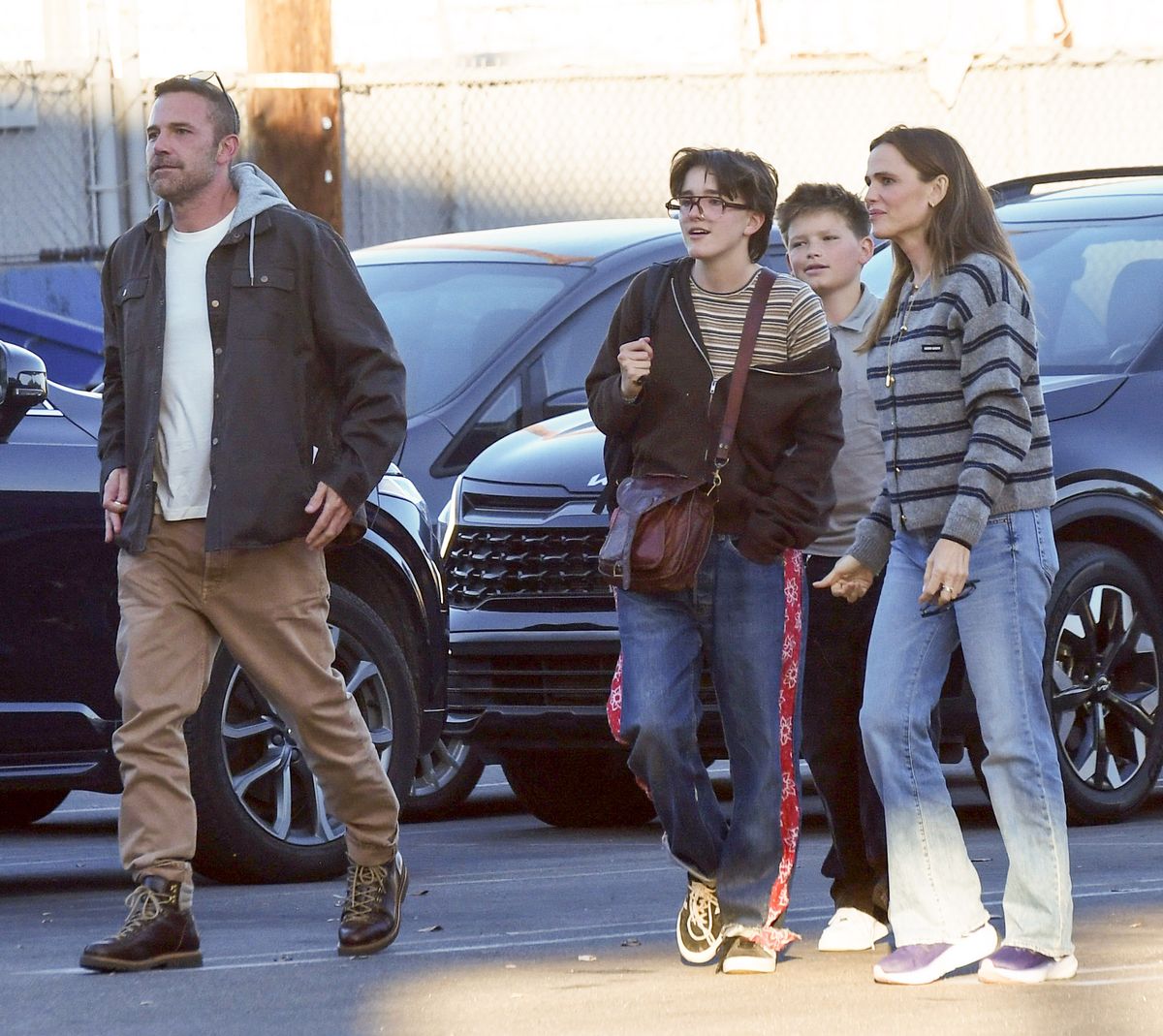 Fin Affleck channels dad Ben Affleck's effortlessly cool style in LA ...