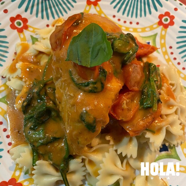 Cardi B’s tasty spinach chicken pasta [RECIPE]