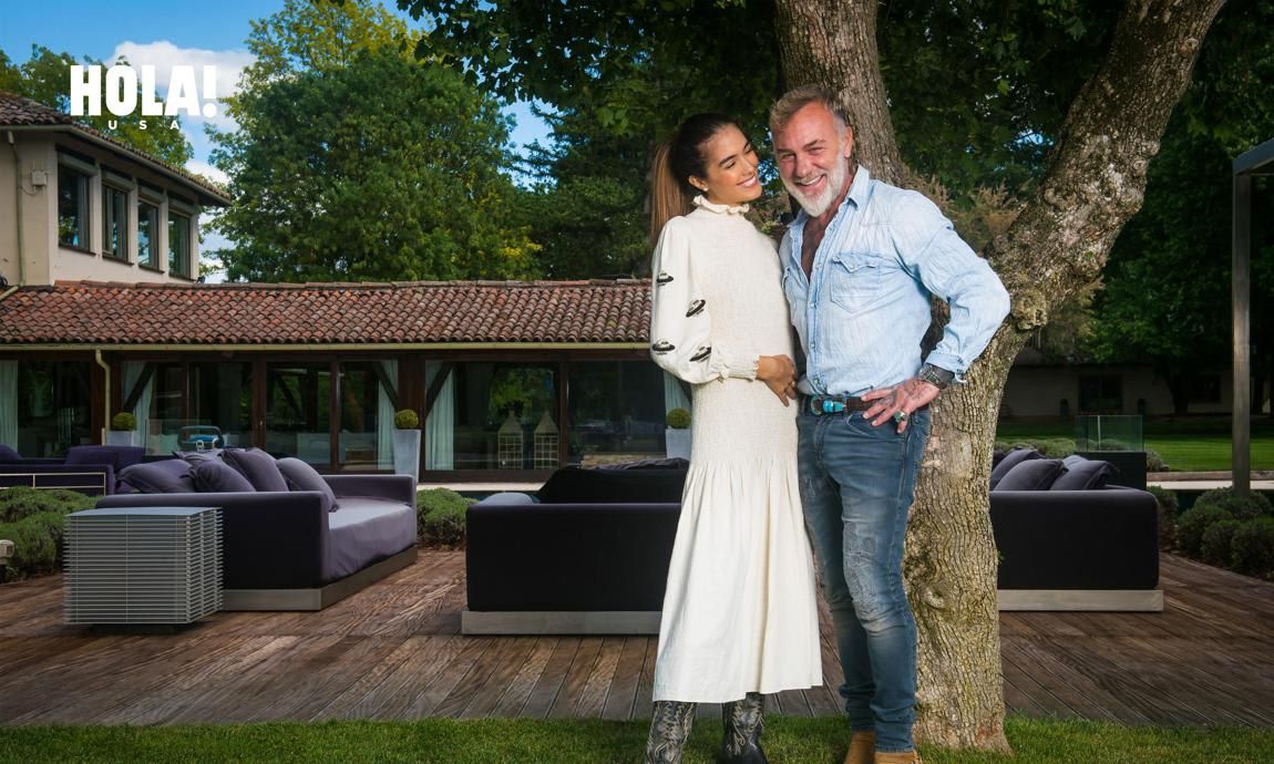 Gianluca Vacchi, Sharon Fonseca Italian home pregnancy interview