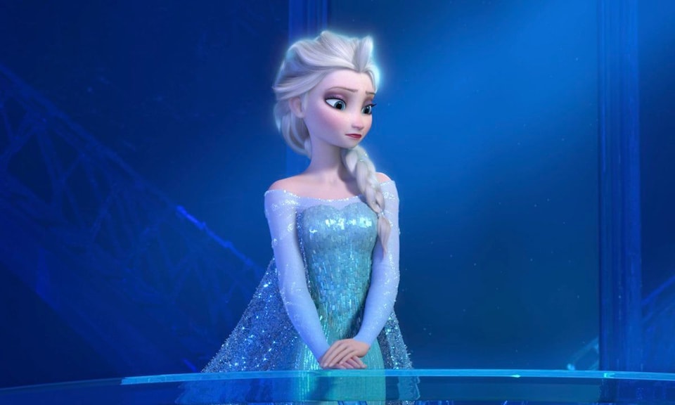which disney princess wears a blue dress