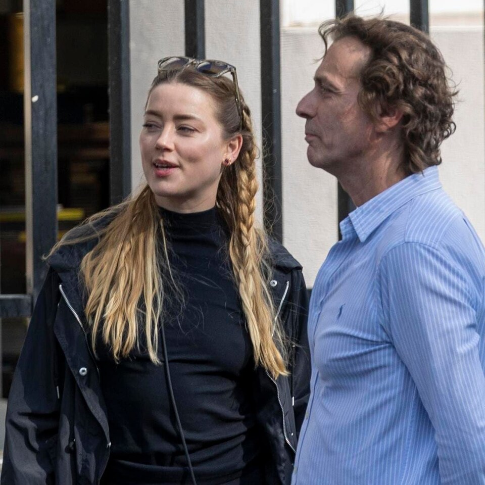 Amber Heard is all smiles in Madrid amid Johnny Depp teeth controversy