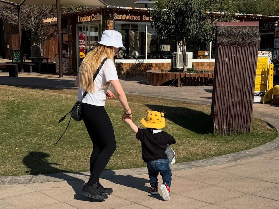 Lindsay Lohan shares rare photos from sweet outing with 1-year-old son Luai and husband Bader ...