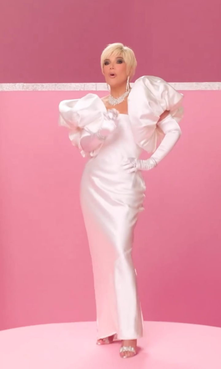 Kris Jenner stuns in a custom Cult Gaia gown for Meghan Trainor’s ...