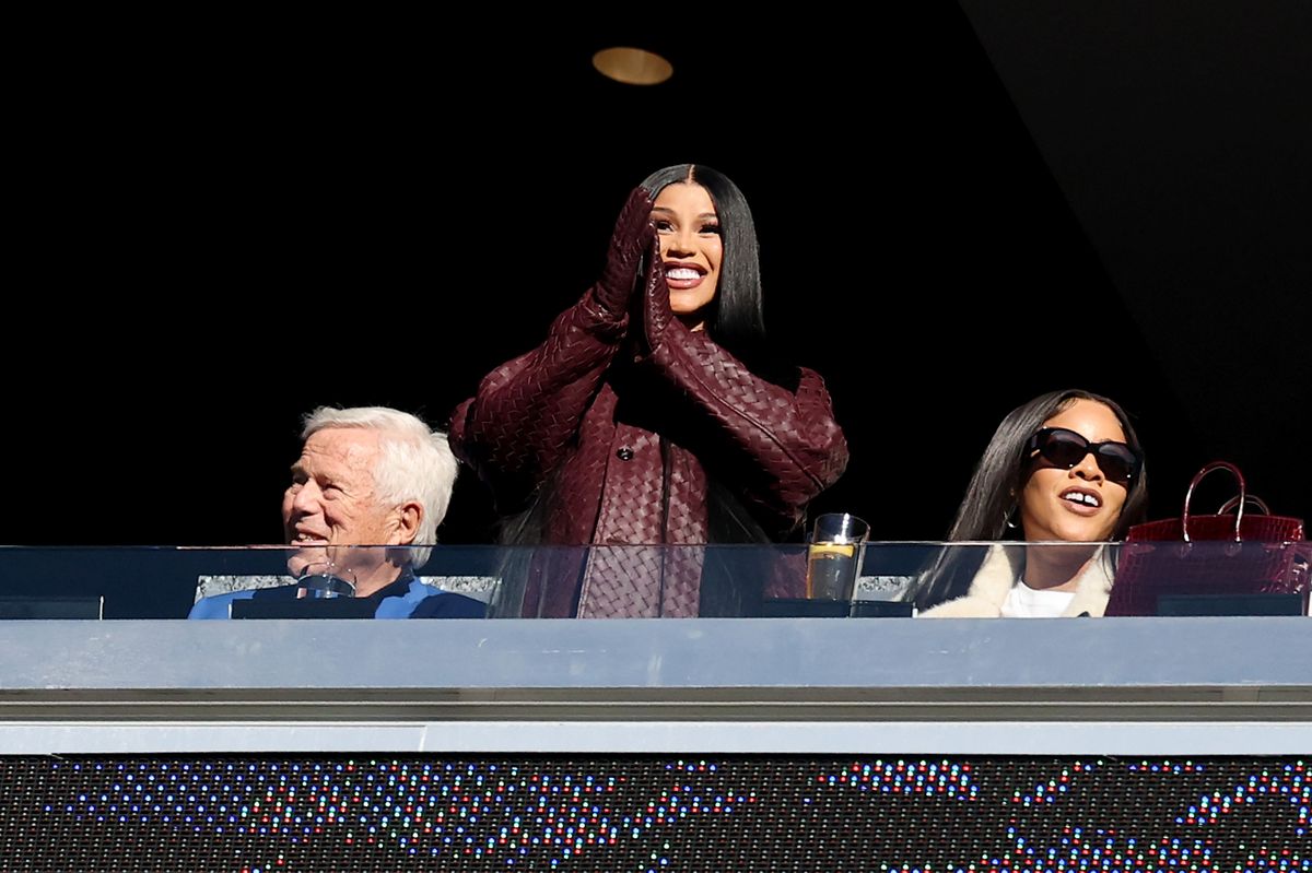 Cardi B can’t stop smiling as Stefon Diggs reaches the Super Bowl for ...