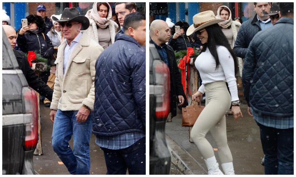 Lauren Sanchez and Jeff Bezos take Aspen: photos