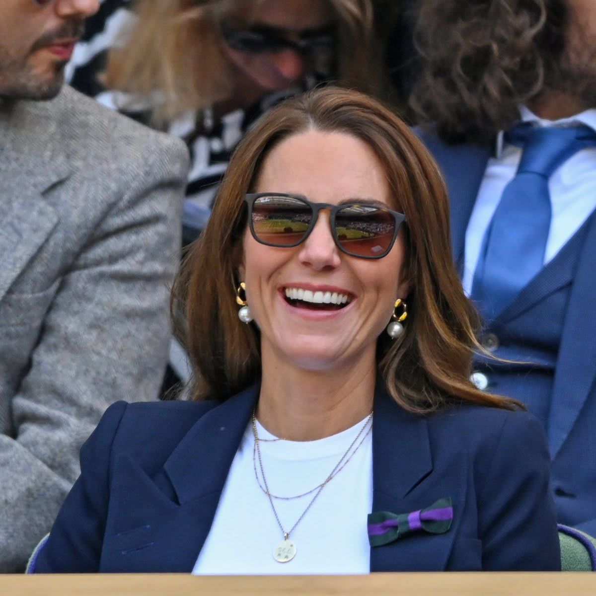 Animated Kate Middleton and her facial expressions return to Wimbledon ...